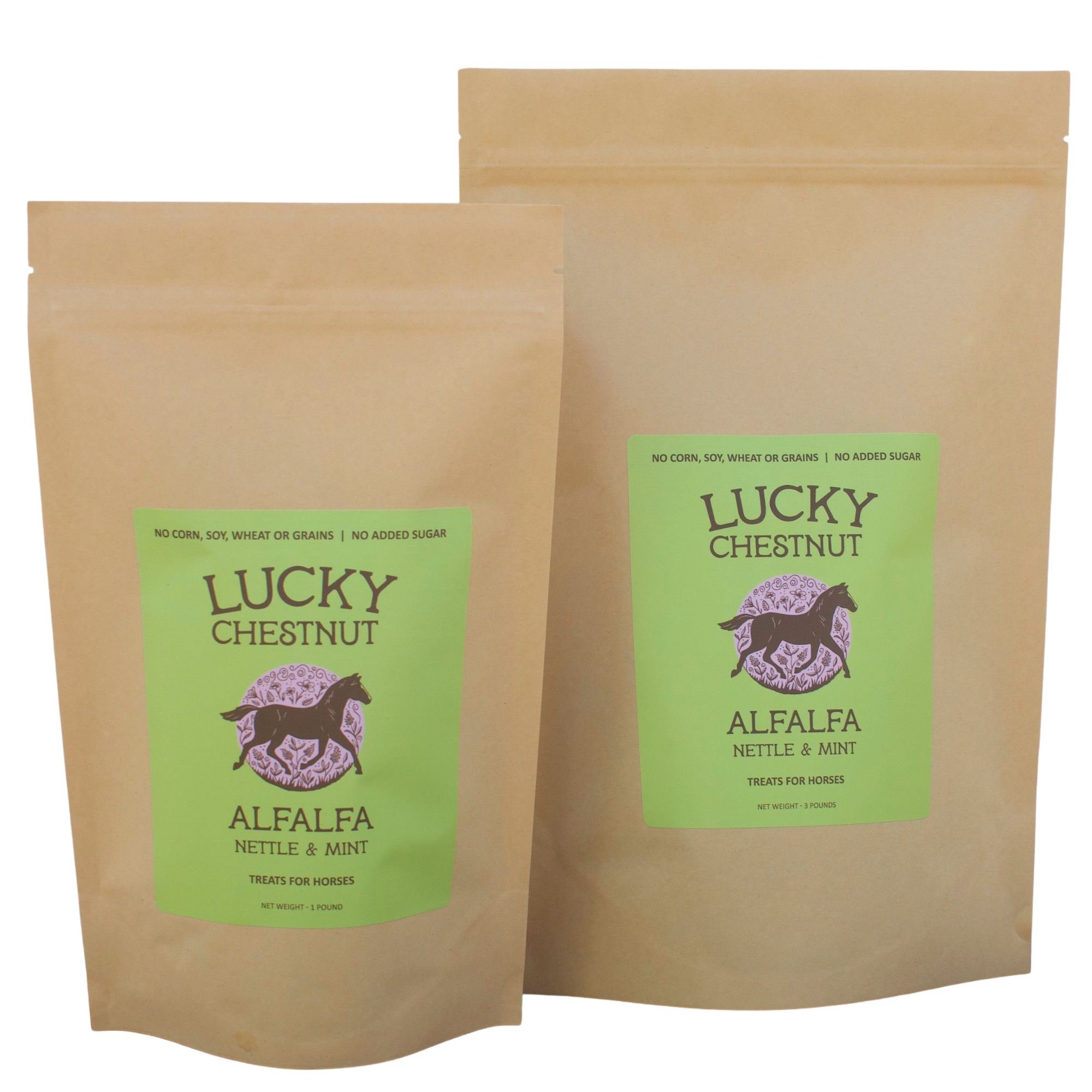 Low-NSC Alfalfa Horse Treats (3.5%) | No Added Sugar – Lucky Chestnut